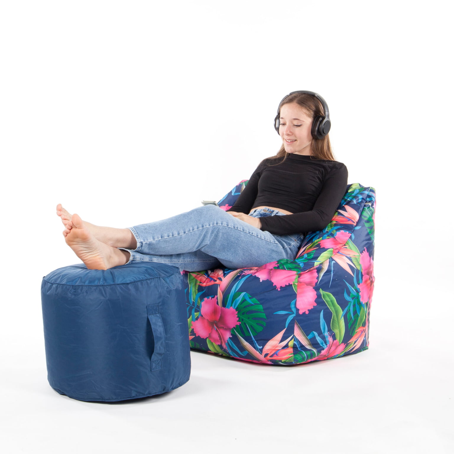 Pouf Rond Bubble Taupe - Casa Biloba